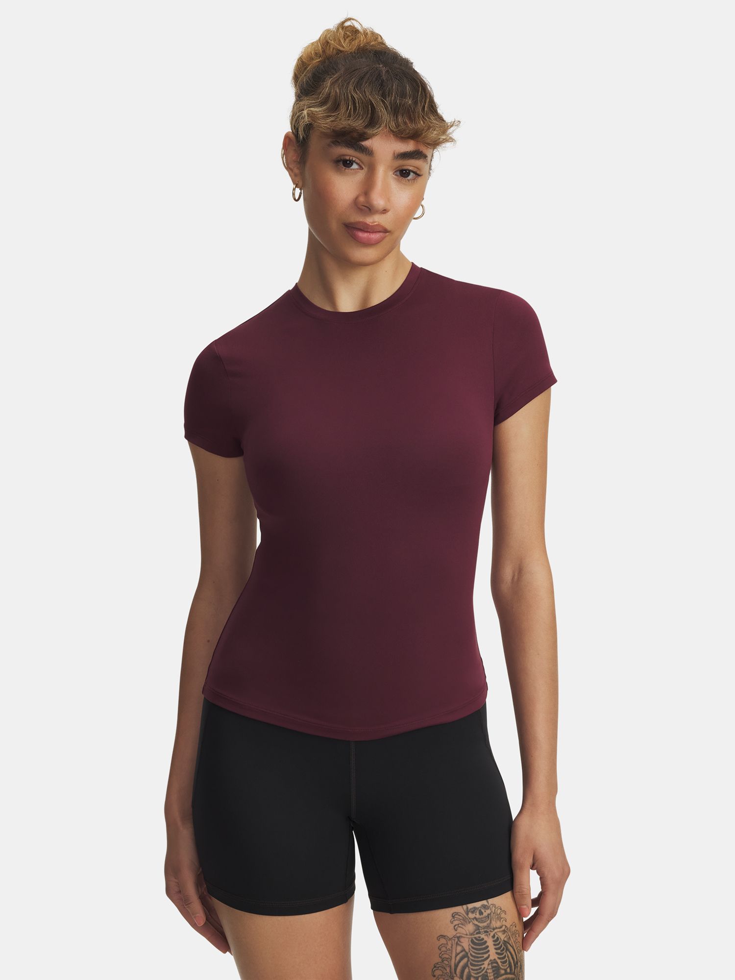 Dámské tričko Under Armour Meridian Core SS-RED | underarmour.cz