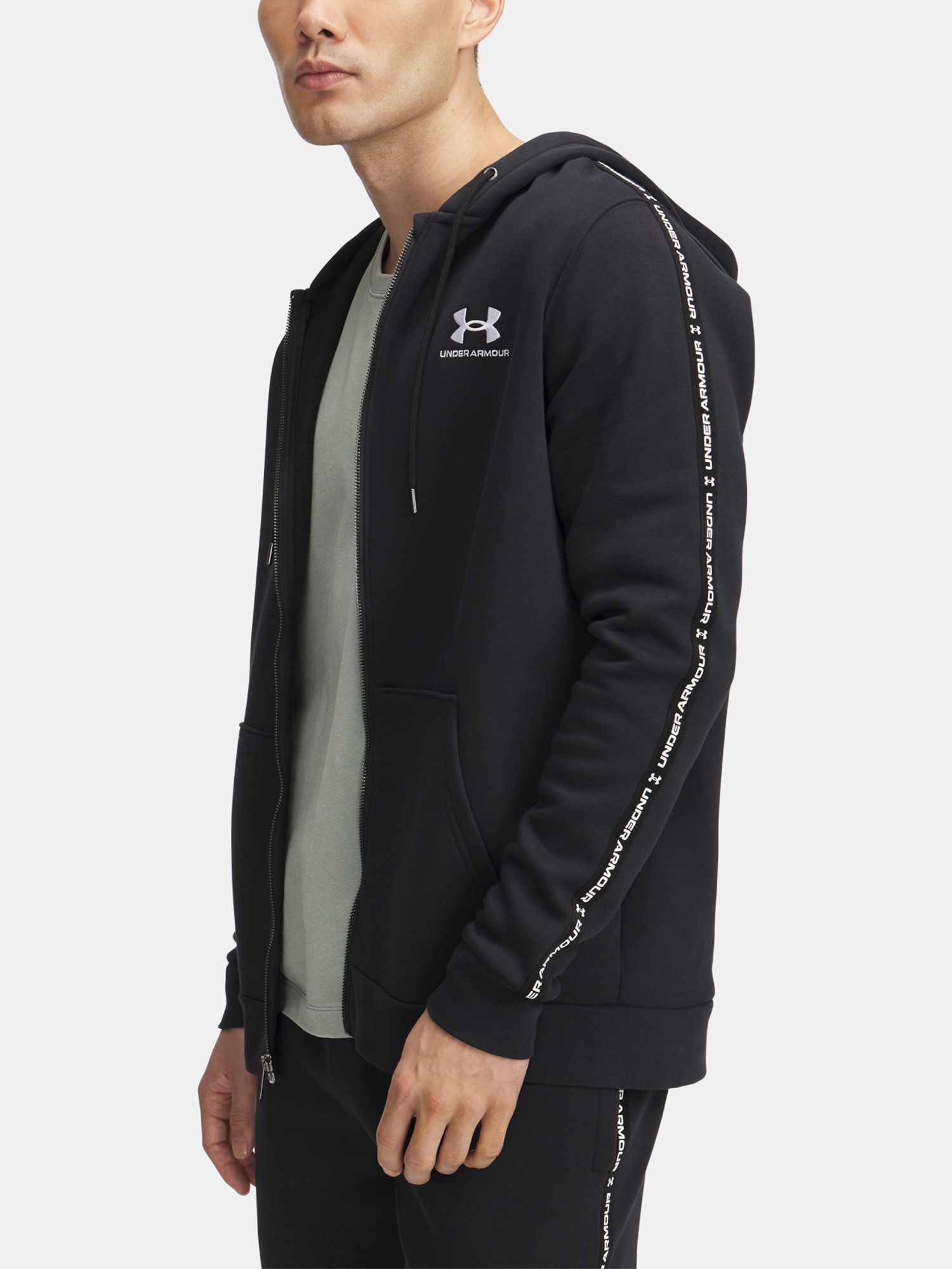 Férfi felső Under Armour UA Icon Fleece FZ Taping | underarmour.hu