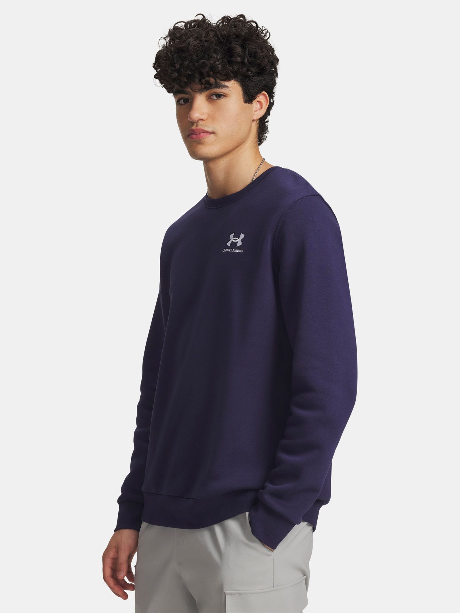 Pánská mikina Under Armour UA Essential Fleece Crew | underarmour.cz