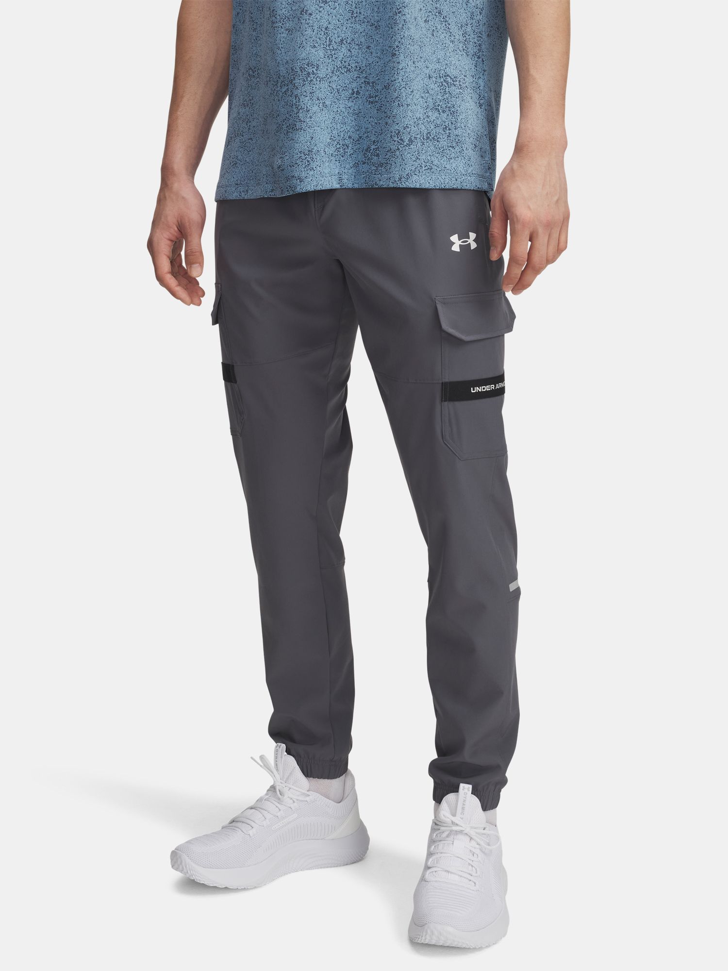 Pánské sportovní kalhoty Under Armour UA Tech Utility Woven Pant-GRY ...