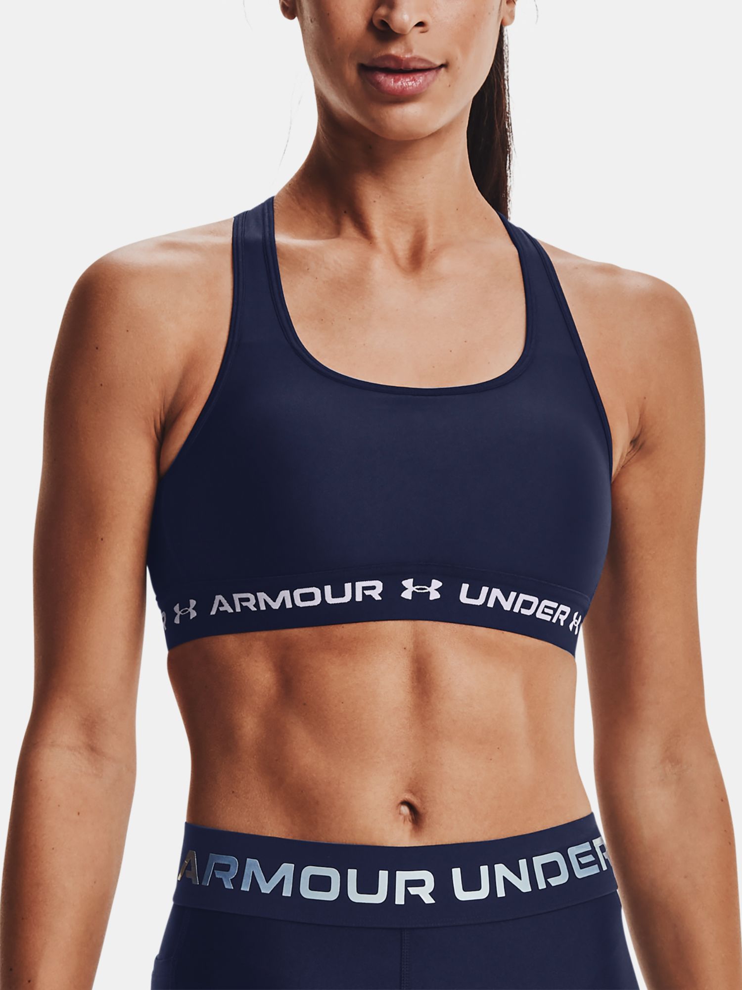 Ženski nedrček Under Armour UA Crossback Mid Bra | underarmour.si