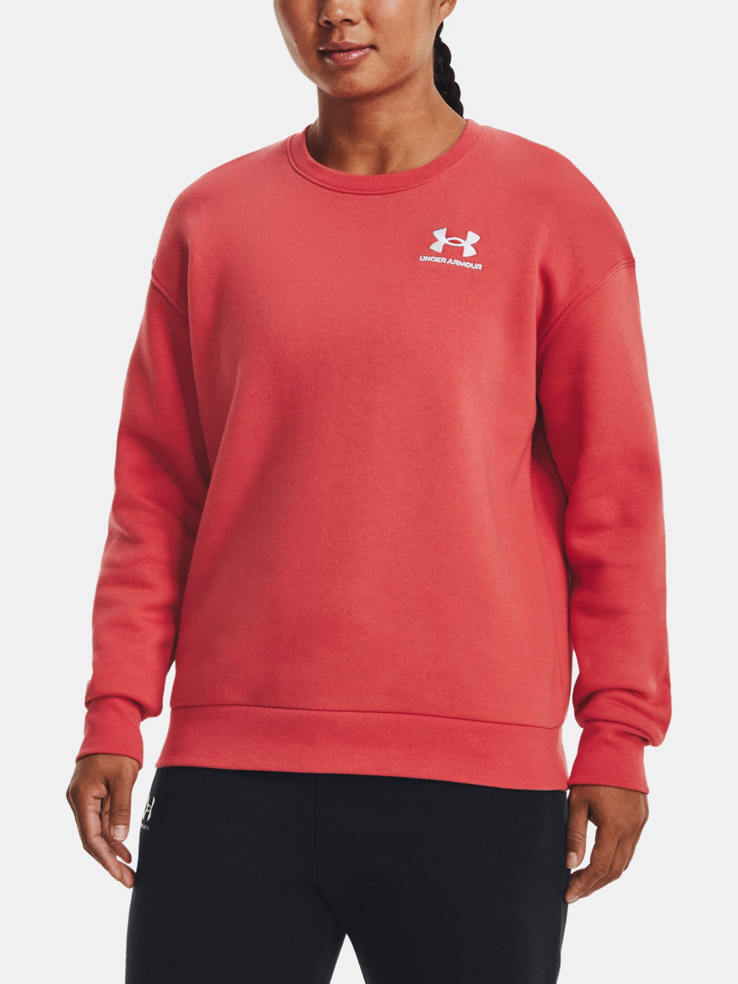 Dámská mikina Under Armour Essential Fleece Crew | underarmour.cz