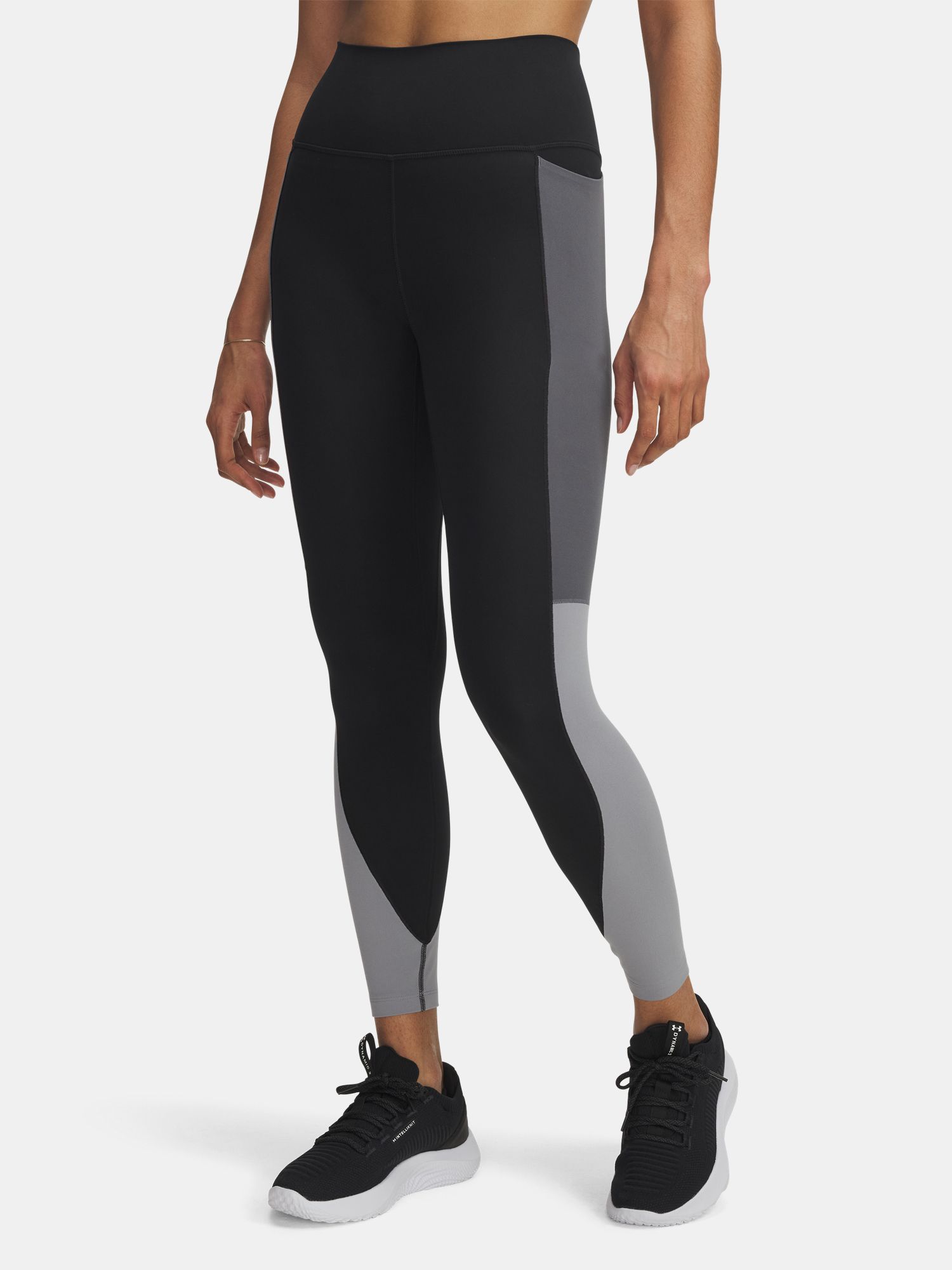 Dámské legíny Under Armour Meridian Colorblock Ankle Lg-BLK ...