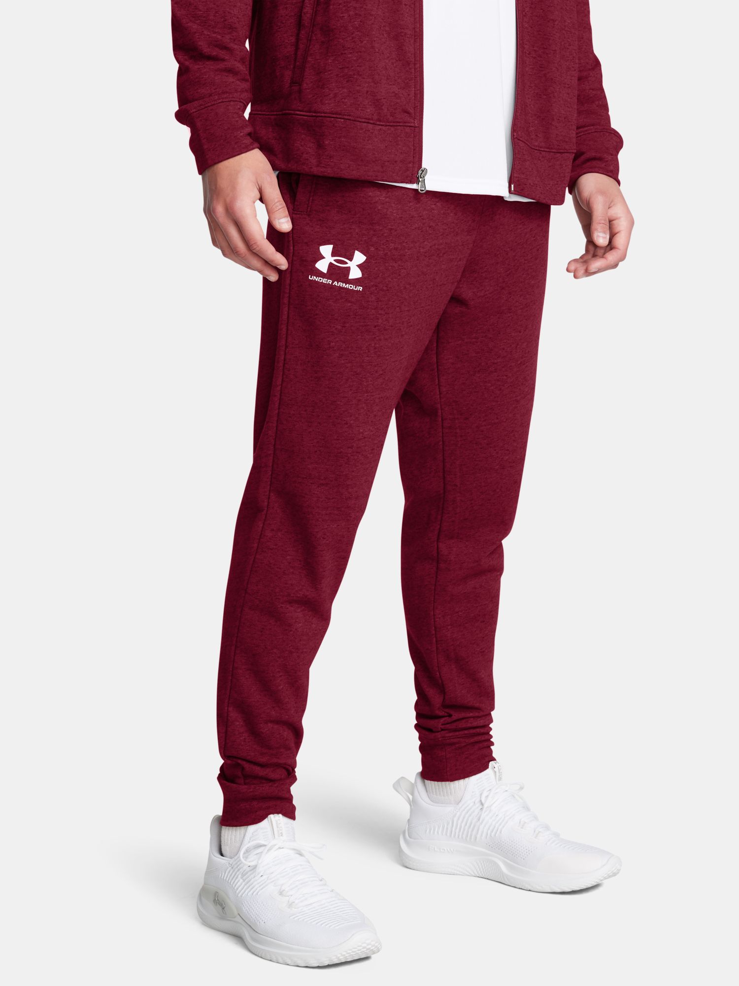 Pánske tepláky Under Armour UA Rival Terry Jogger-RED | UnderArmour.sk