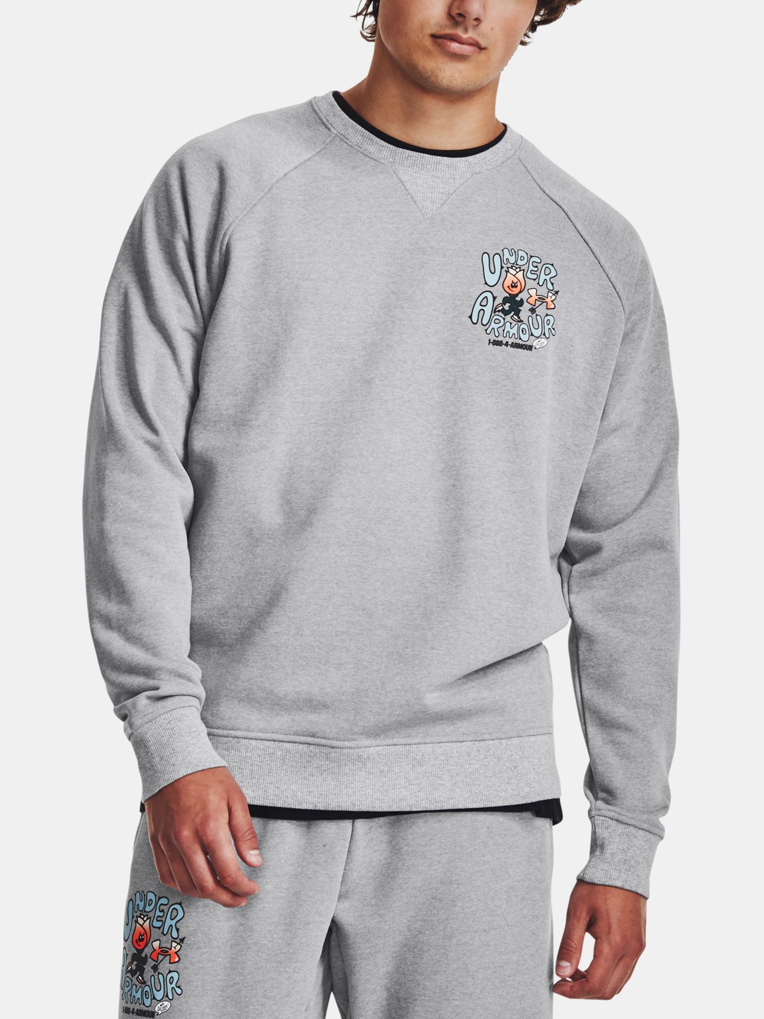 Férfi felső Under Armour UA HW Terry Rose Crew | underarmour.hu