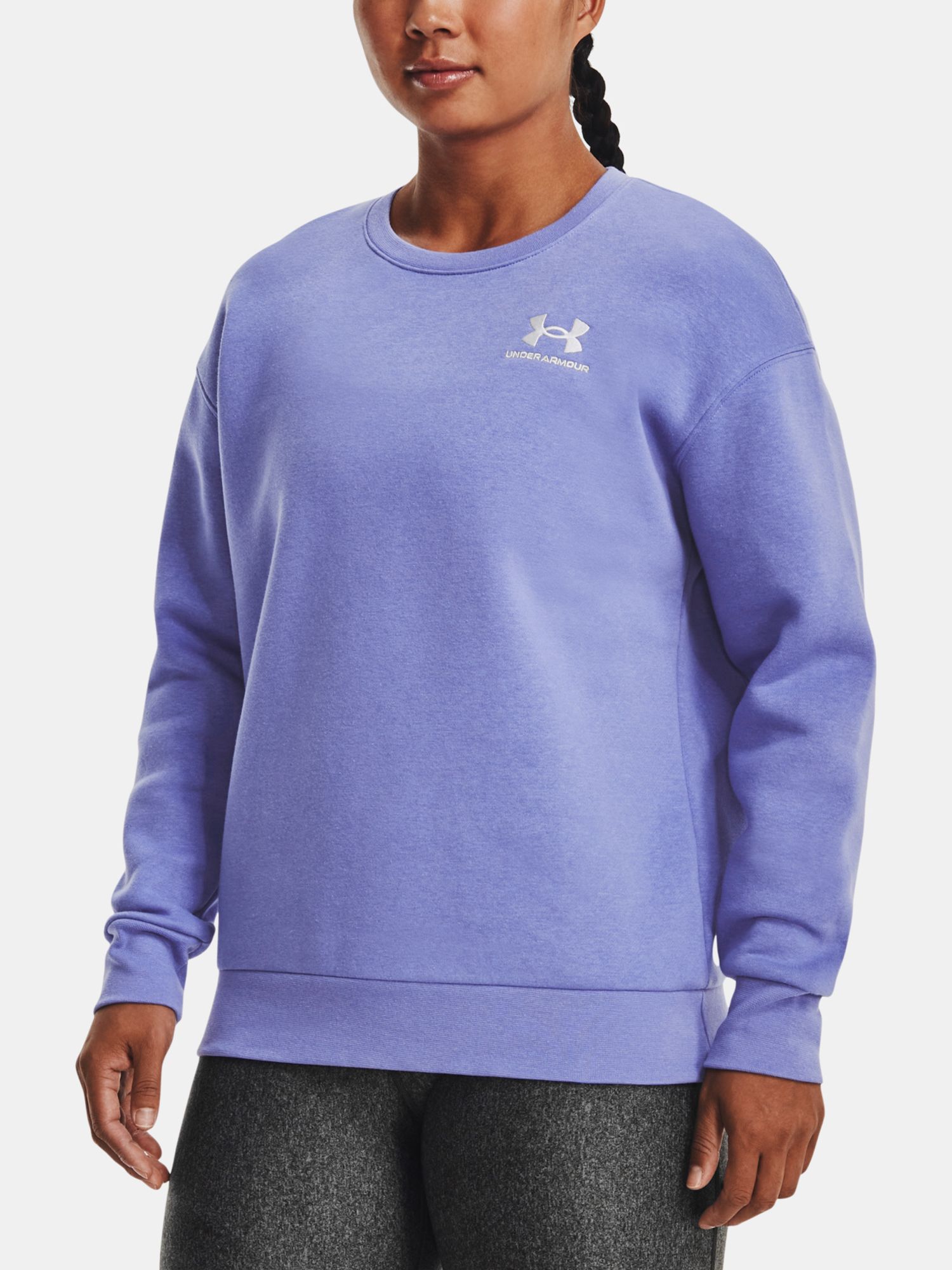 Dámská mikina Under Armour Essential Fleece Crew | underarmour.cz