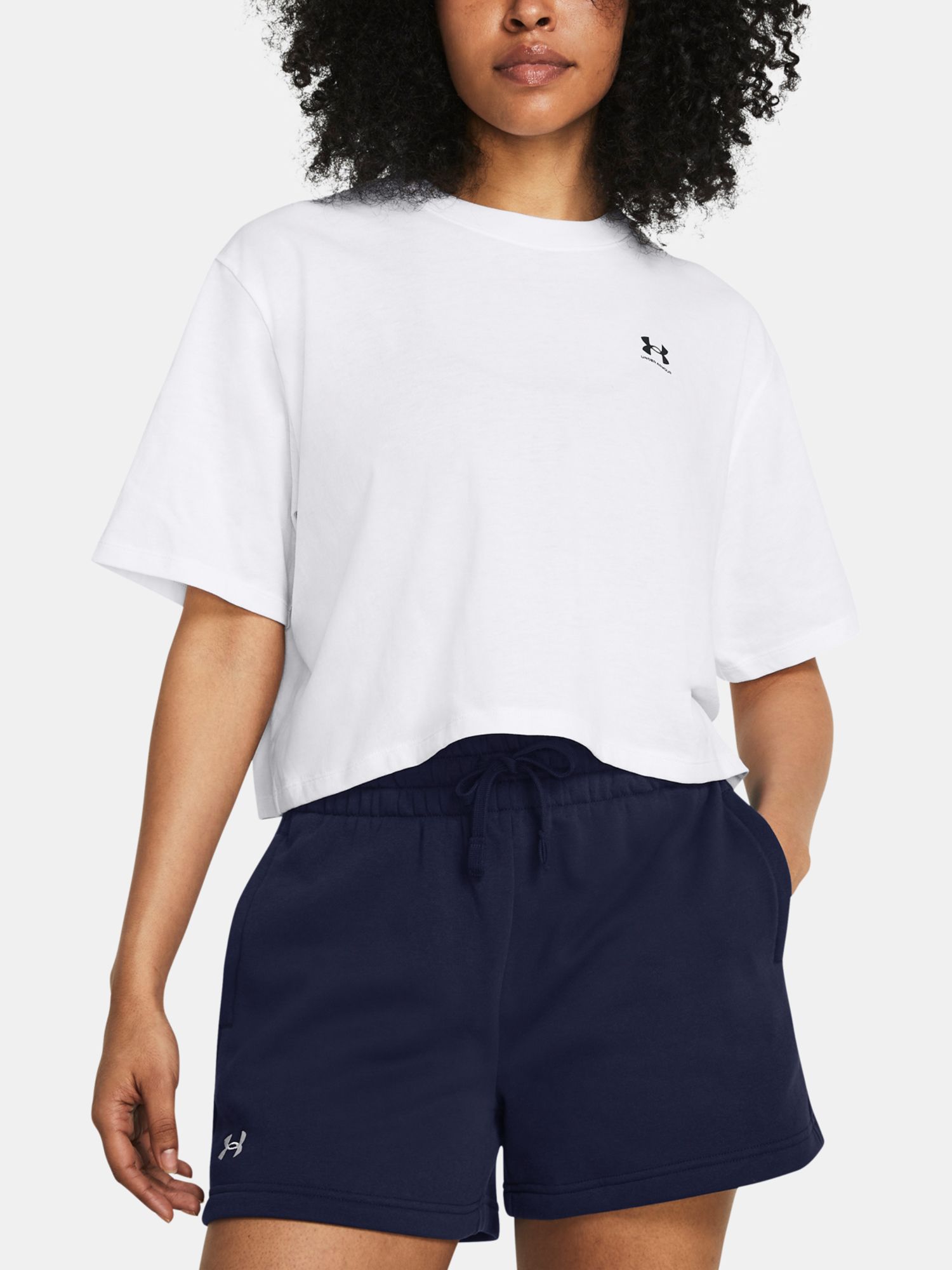 Női póló Under Armour UA W BOXY CROP LOGO SS | underarmour.hu