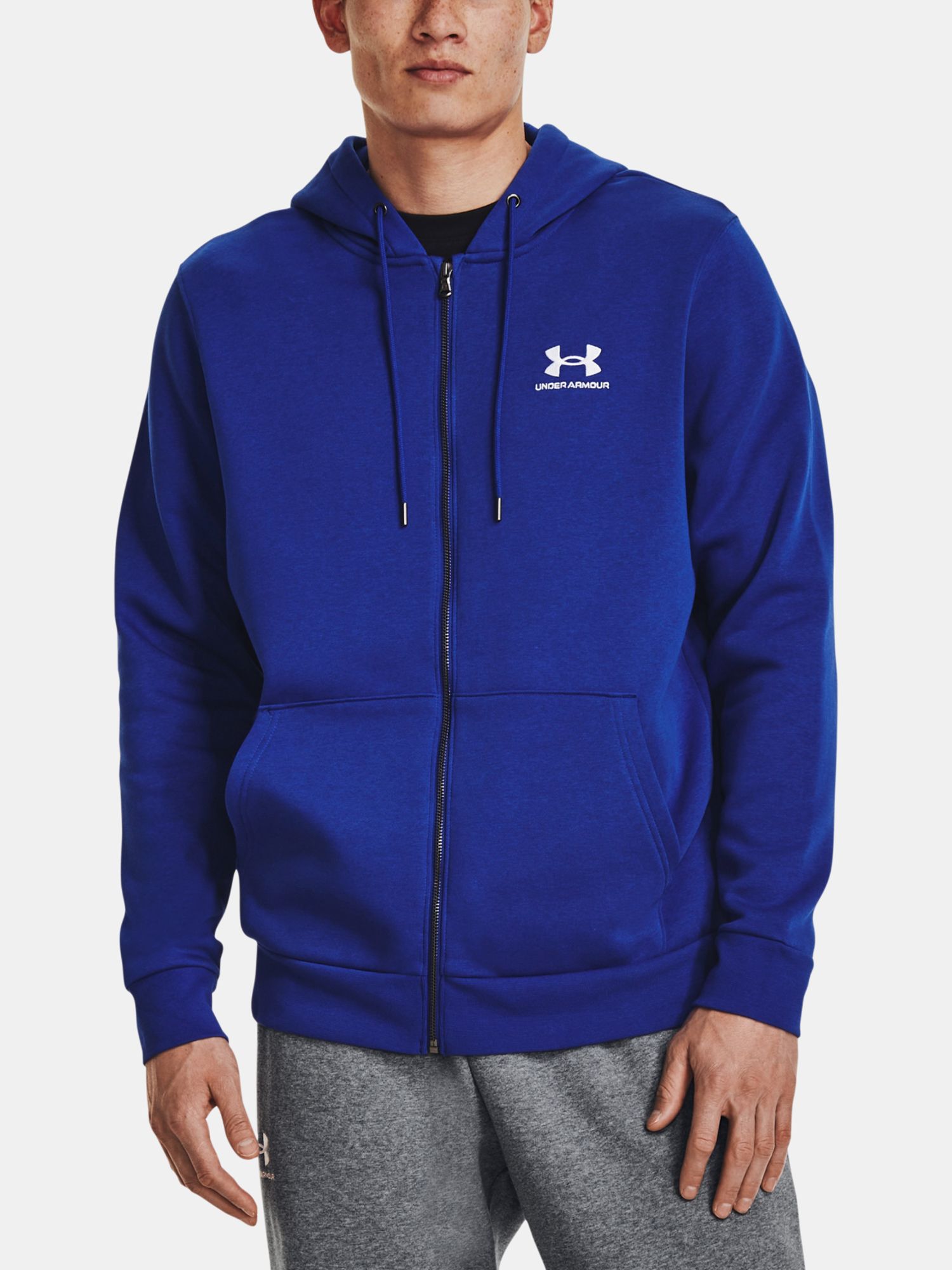 Pánská mikina Under Armour UA Essential Fleece FZ Hood | underarmour.cz