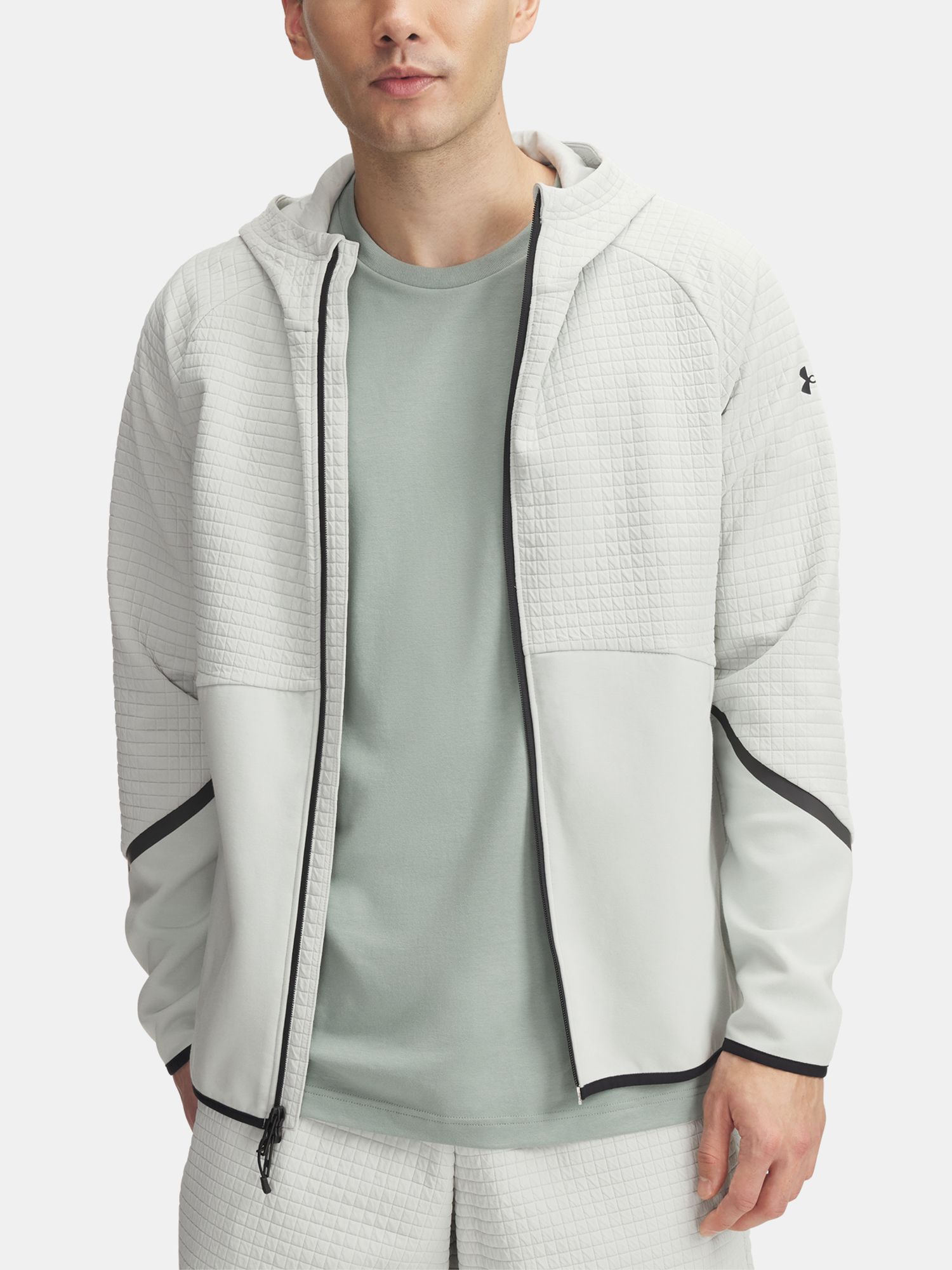 Pánska mikina Under Armour UA Unstoppable Flc Grid FZ | UnderArmour.sk