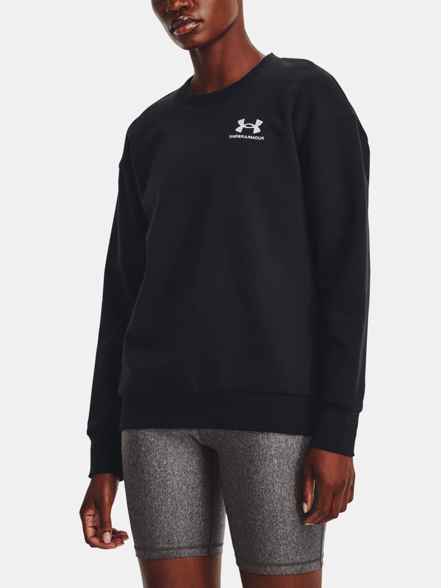 Dámská mikina Under Armour Essential Fleece Crew | underarmour.cz