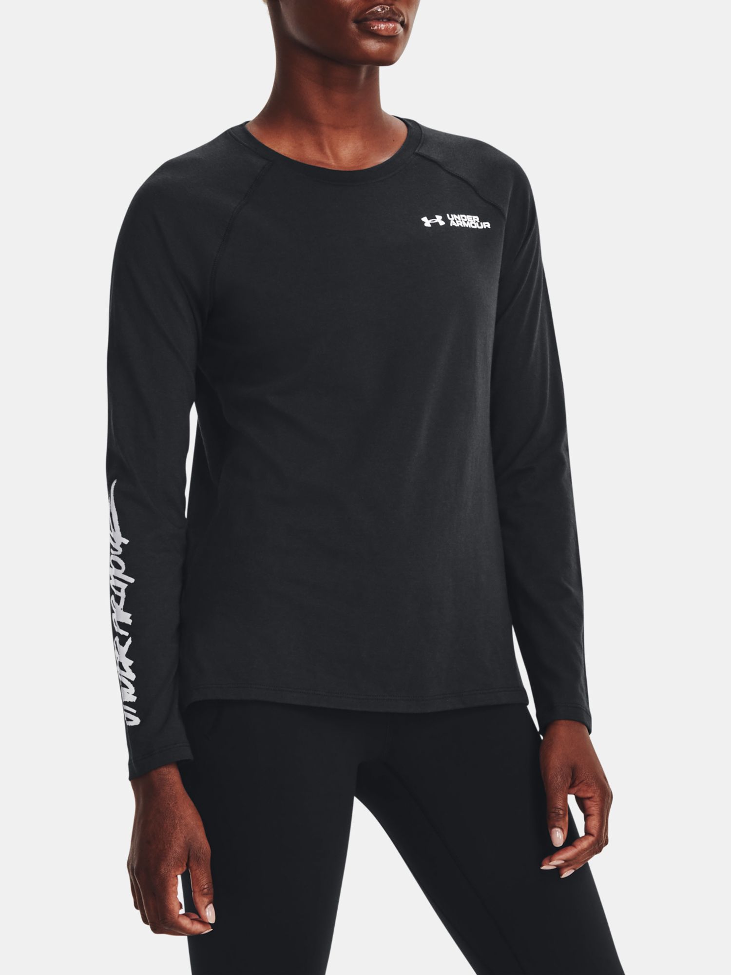 Női póló Under Armour UA SCRIPT WORDMARK LS | underarmour.hu