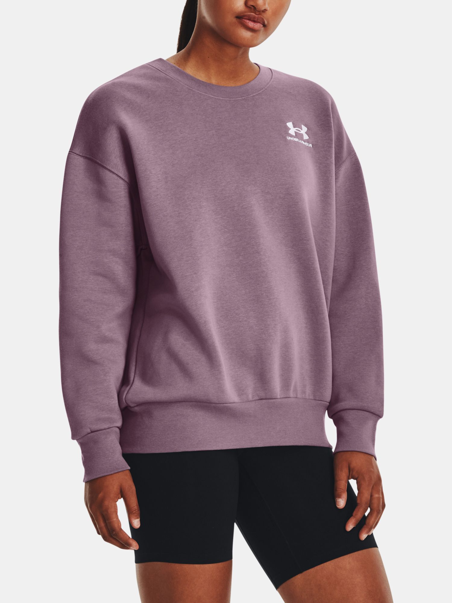 Dámska mikina Under Armour Essential Flc OS Crew | underarmour.sk