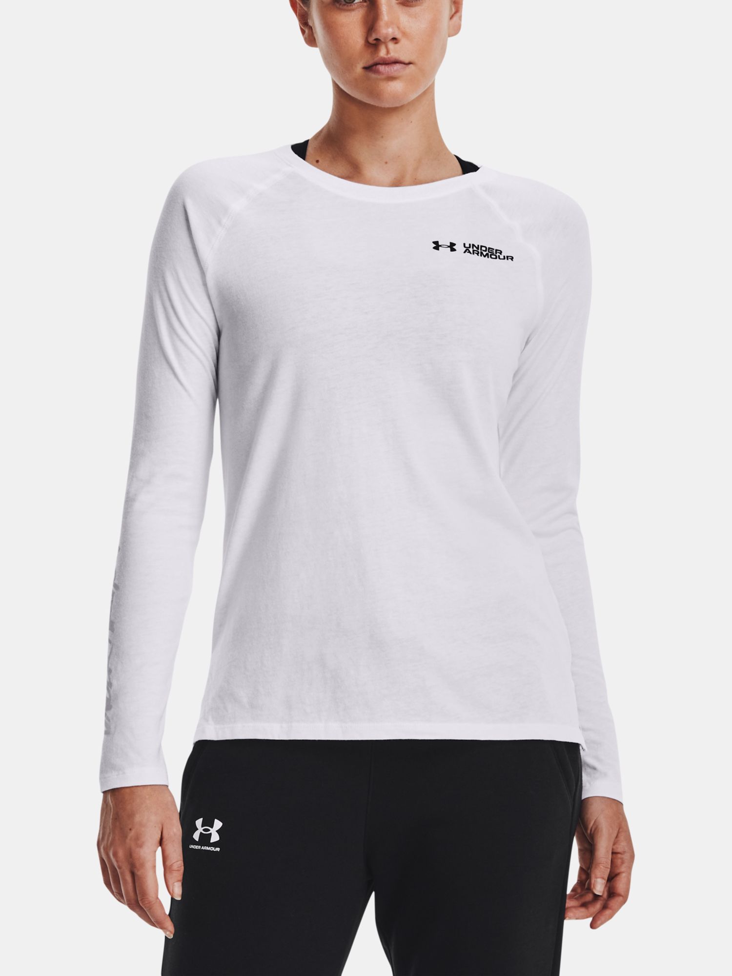 Dámské tričko Under Armour UA SCRIPT WORDMARK LS | underarmour.cz