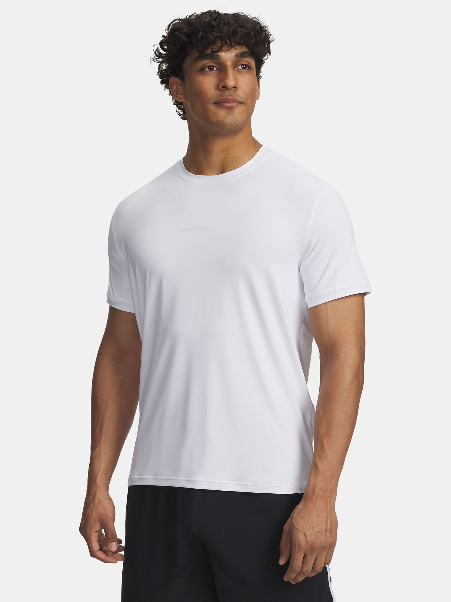 Pánské tričko Under Armour Pjt Rck Iso Chill SS-WHT | underarmour.cz