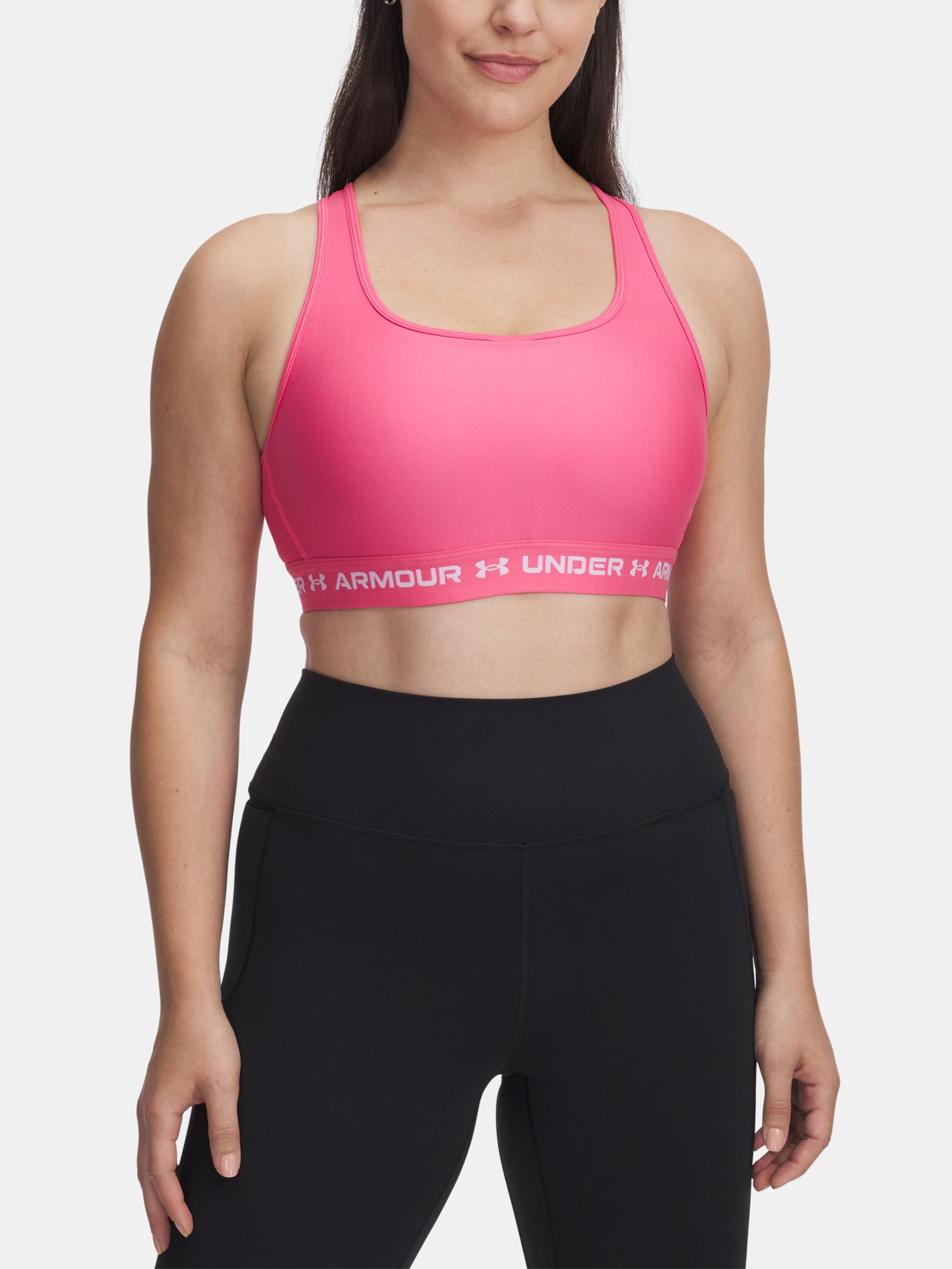 Ženski nedrček Under Armour Crossback Mid Bra | underarmour.si