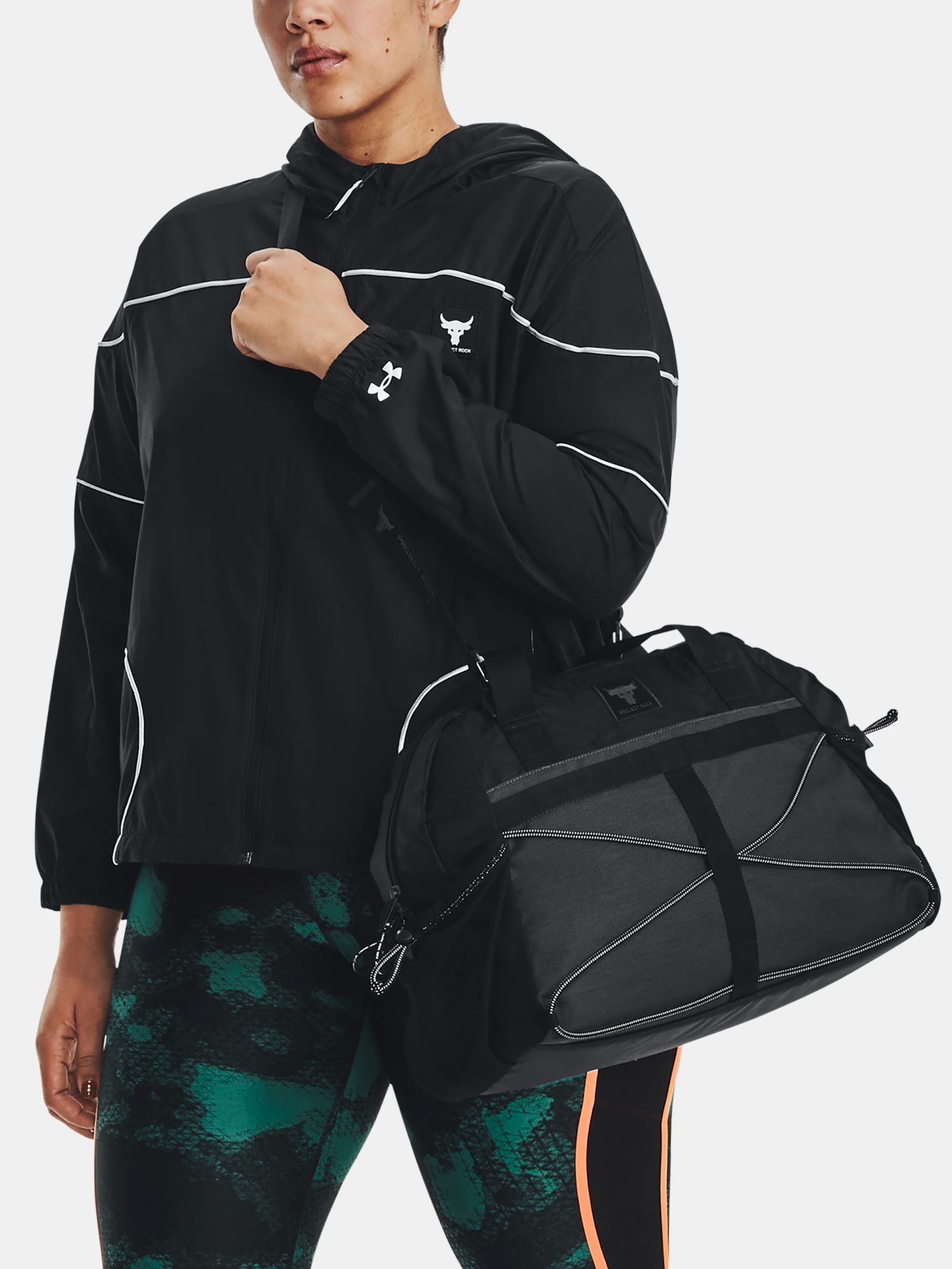 Dámská taška Under Armour UA Project Rock Gym Bag SM | underarmour.cz