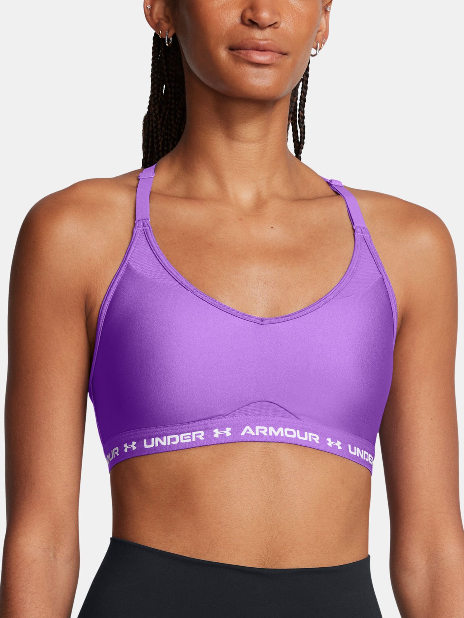 Podprsenka Under Armour UA Crossback Low Bra-PPL | underarmour.cz