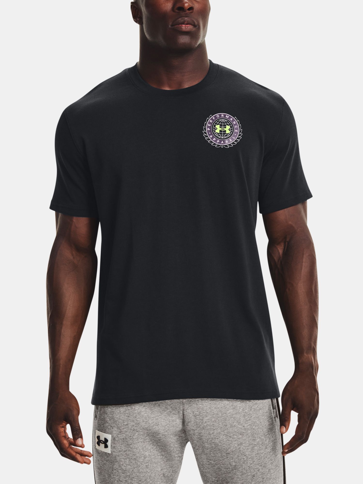 Pánské tričko Under Armour UA ALMA MATER CREST HW SS | underarmour.cz